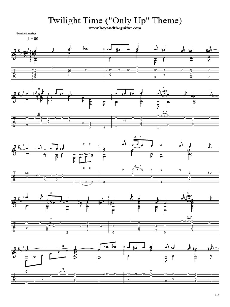 Twilight Time - Only Up Theme - Guitar | PDF