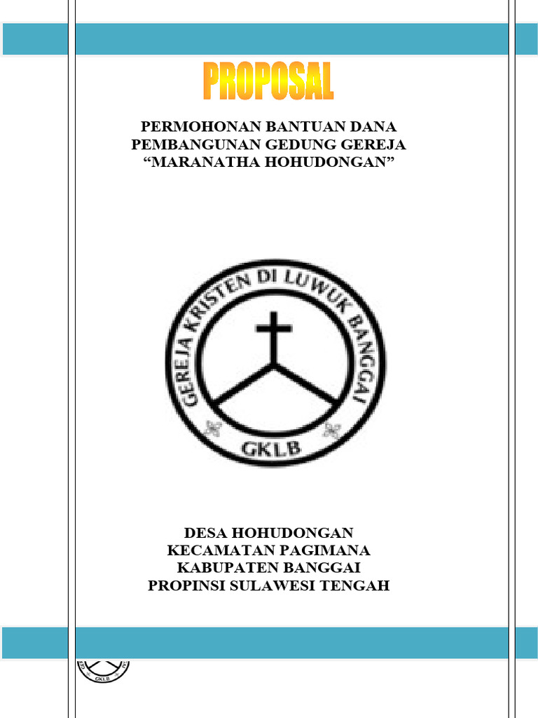 Proposal Pembangunan Gereja Nanga Seran | PDF