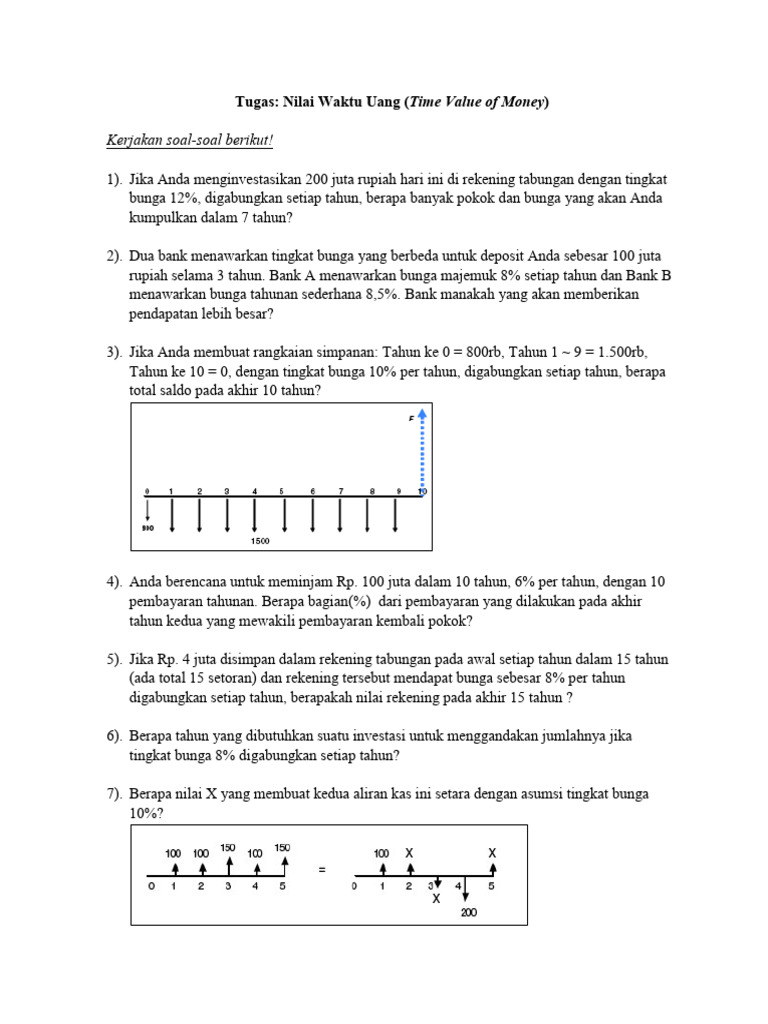 TUGAS Time Value of Money | PDF