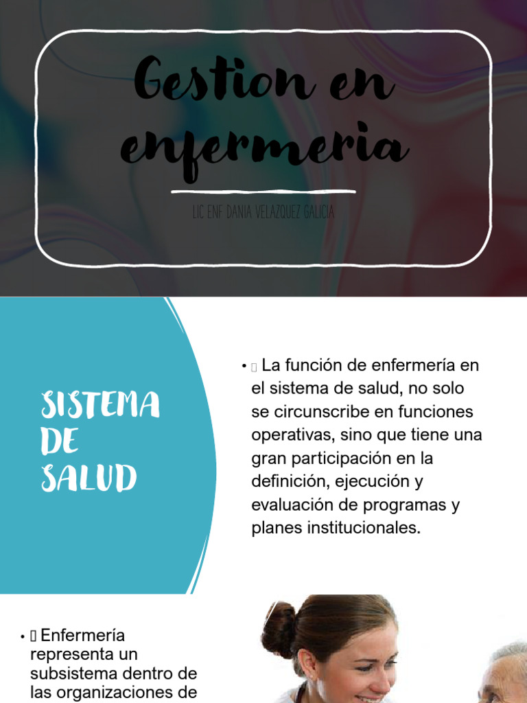 GESTION EN ENFERMERIA | PDF | Enfermería | Hospital