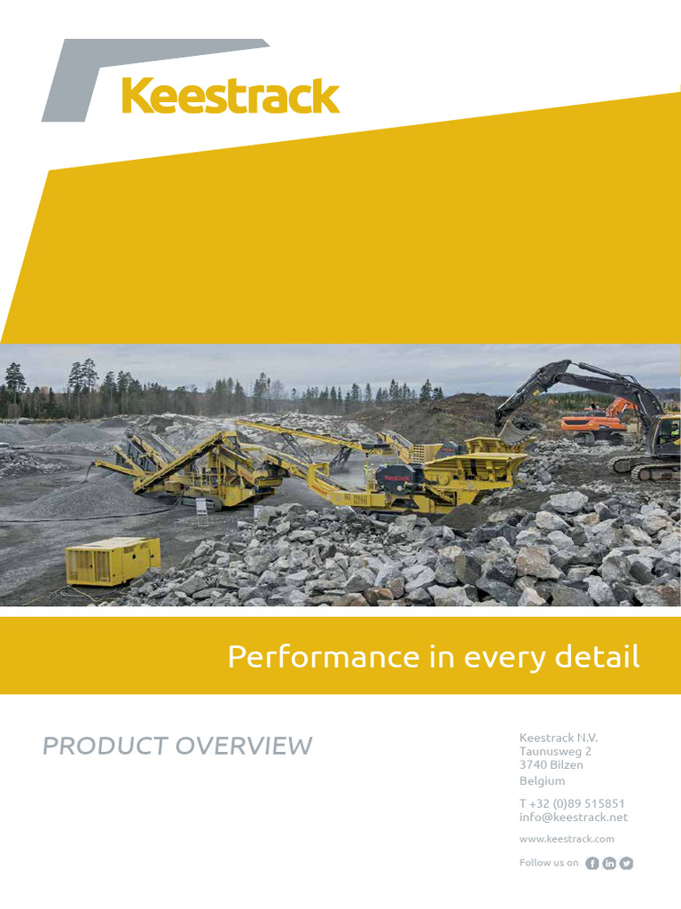 Keestrack C6 | PDF | Construction Aggregate | Waste