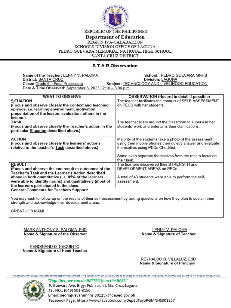 STAR-OBSERVATION | PDF