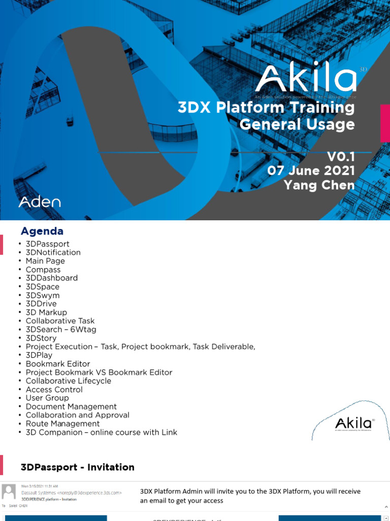 3DX Platform Training V0.1 | PDF | Computer File | Access Control