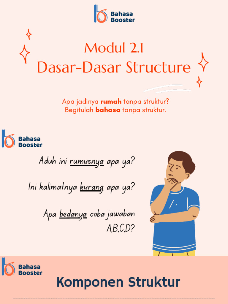Modul 2 1 Structure Dasar Dasar Structure Pdf Clause Phrase