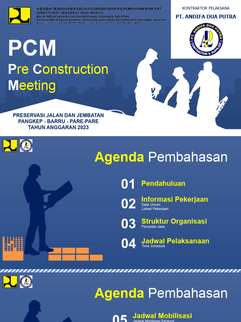 PCM Paket Preservasi Jalan & Jembatan PBP 01mar2023 | PDF | Bisnis | Teknologi & Rekayasa