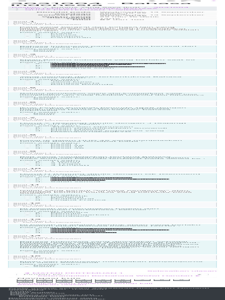 QUIZ 1 B. Indo | PDF