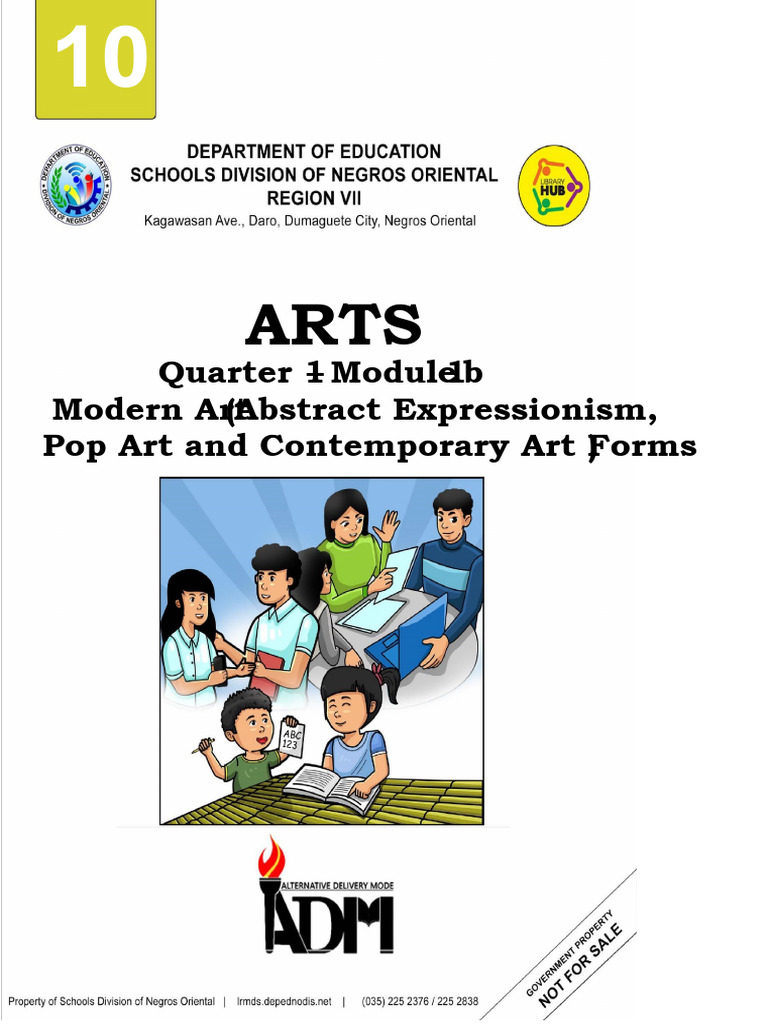 Arts 10 - Q1 - Module1b | PDF Arts 10 - Q1 - Module1b | PDF