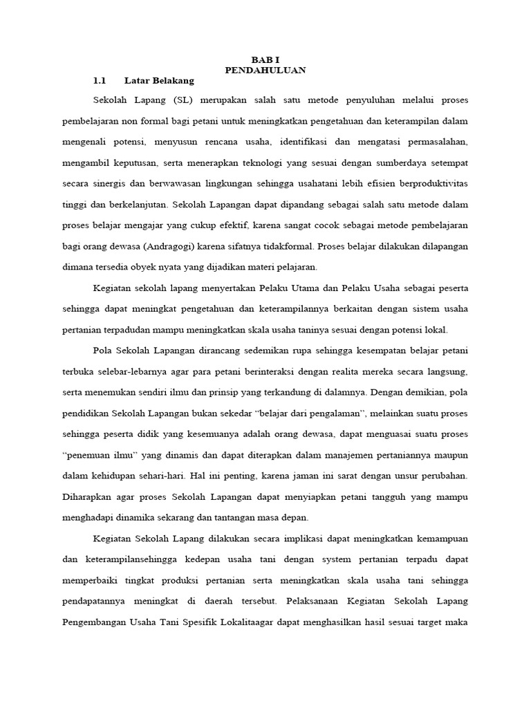 Laporan SL | PDF | Bisnis | Ilmu Sosial
