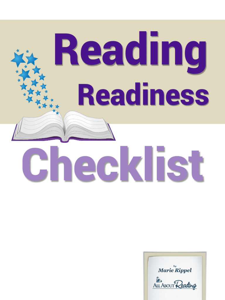 Reading Readiness Checklist | PDF | Word | Applied Linguistics