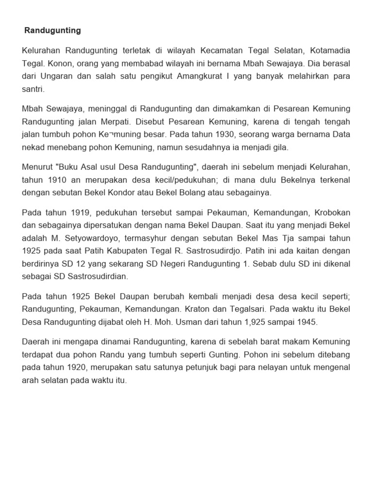 Randugunting 21 | PDF