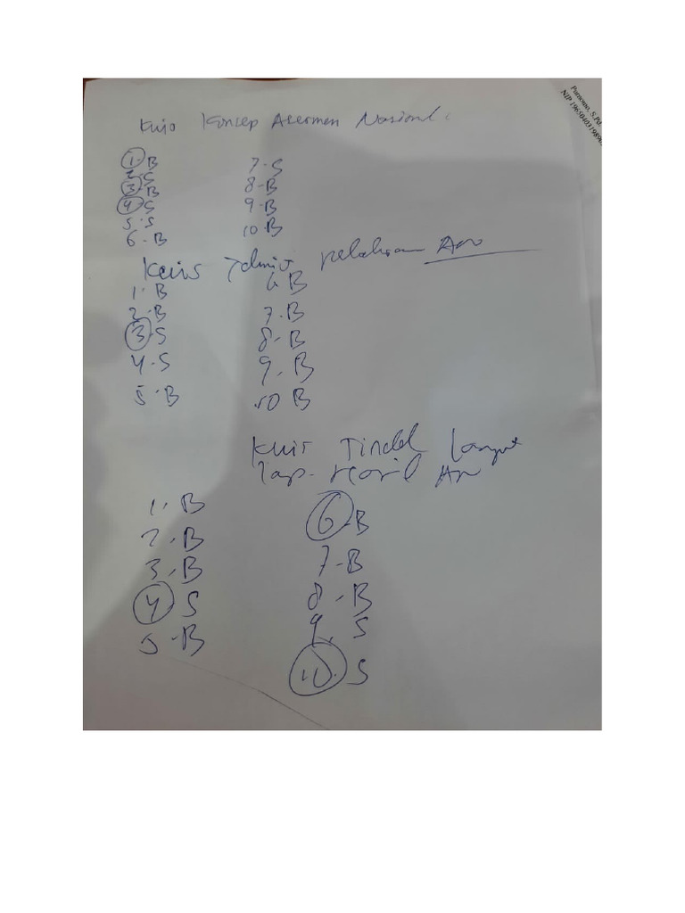 Akm Kuis - 2021 | PDF