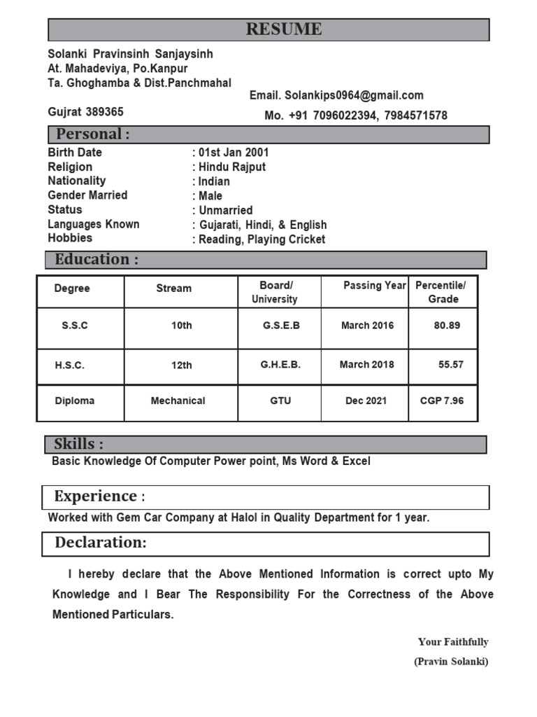 Pravin Solanki | PDF