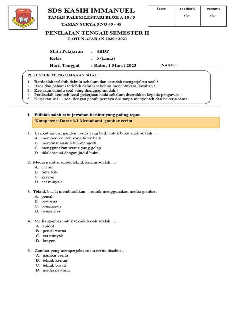 Pts Tematik SBDP p5 Fix | PDF