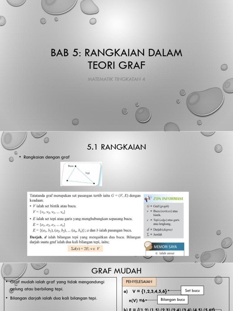 Bab 5 Rangkaian Dalam Teori Graf | PDF