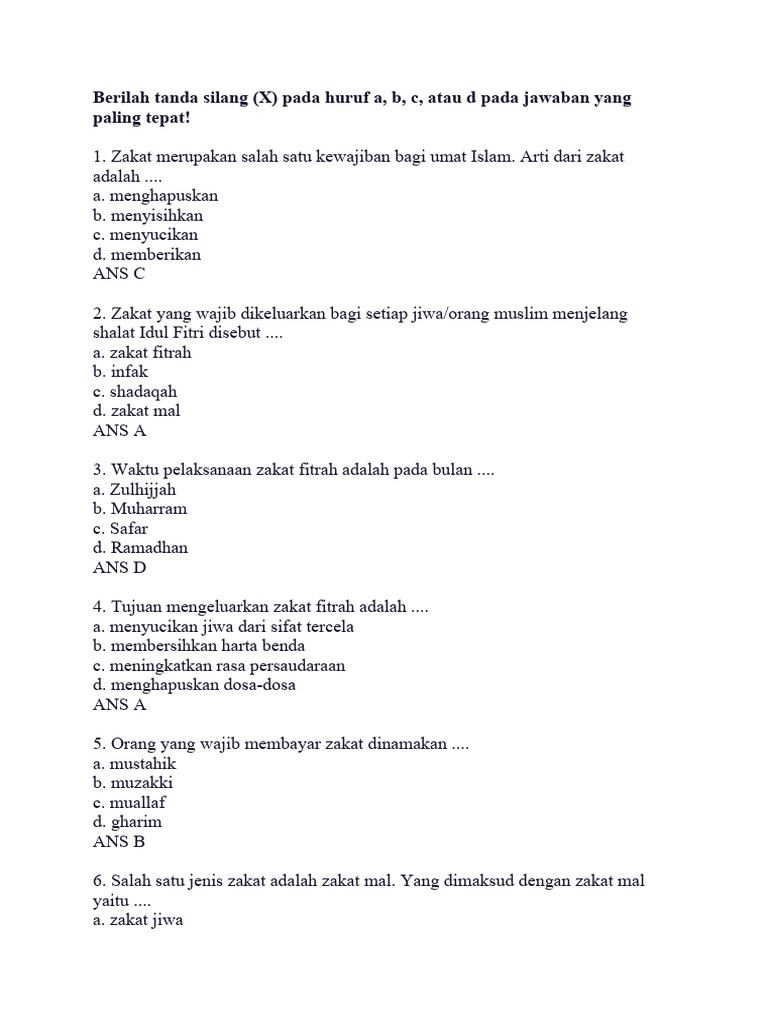 Soal Pilgan PHB 2 | PDF