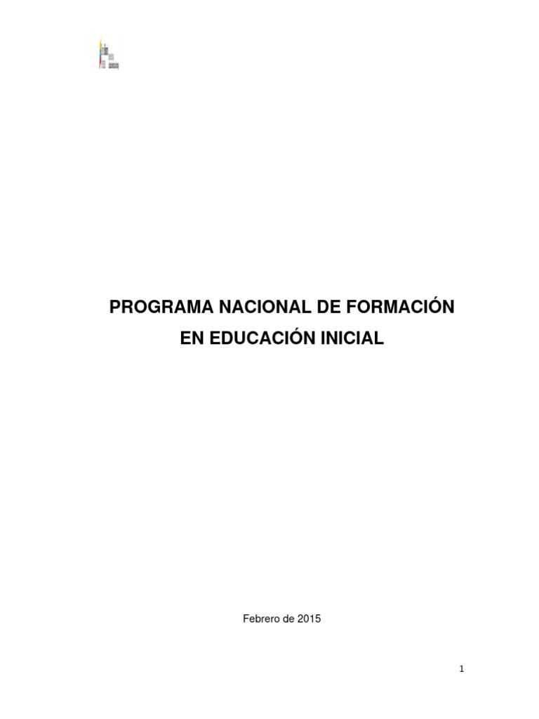PNF F e Educacion Inicial | PDF