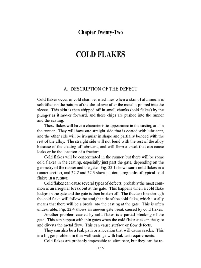 Cold Flakes | PDF