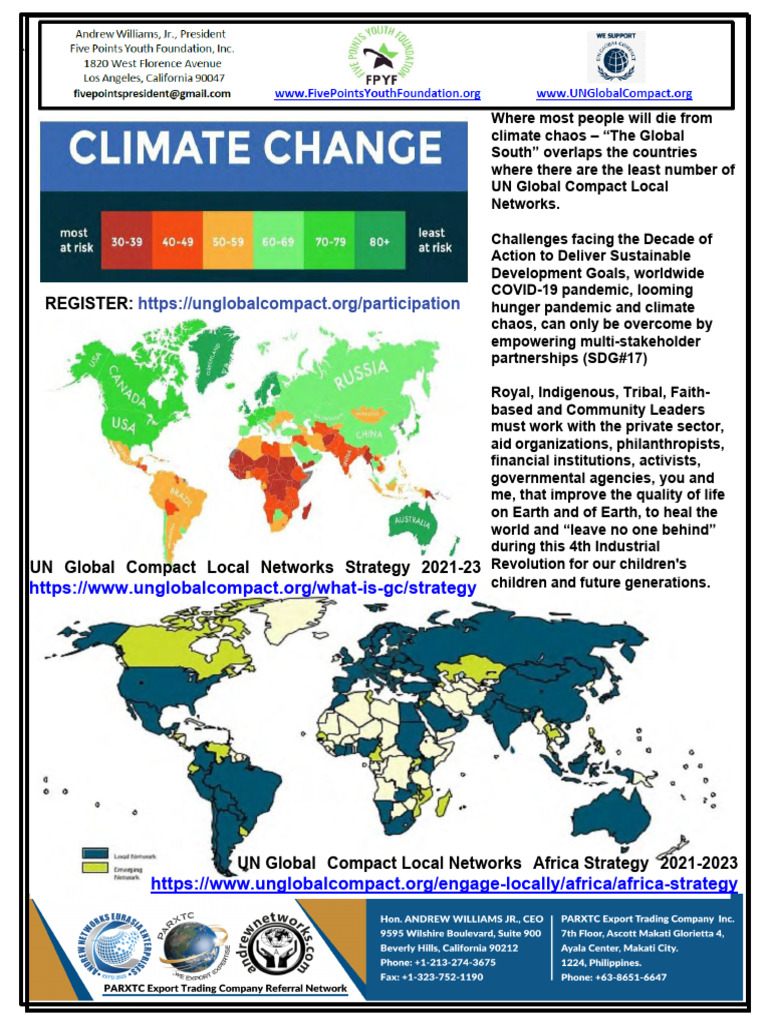 Five Points Youth Foundation 2021-2030 UNGC Community Resiliency Initiatives Booklet v20231015 | PDF