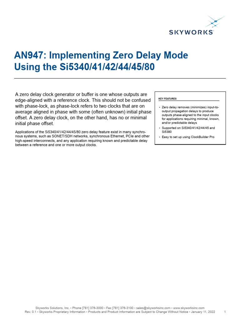 Como Implementar Modo Zero Delay | PDF
