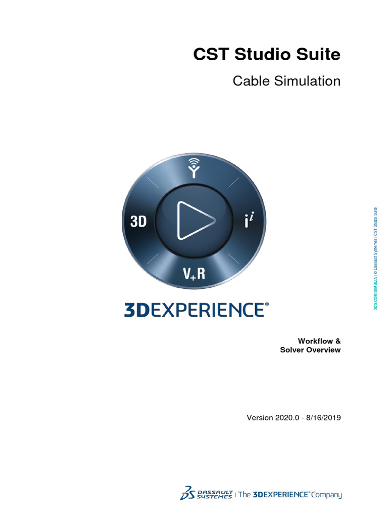 CST Studio Suite - Cable Simulation | PDF