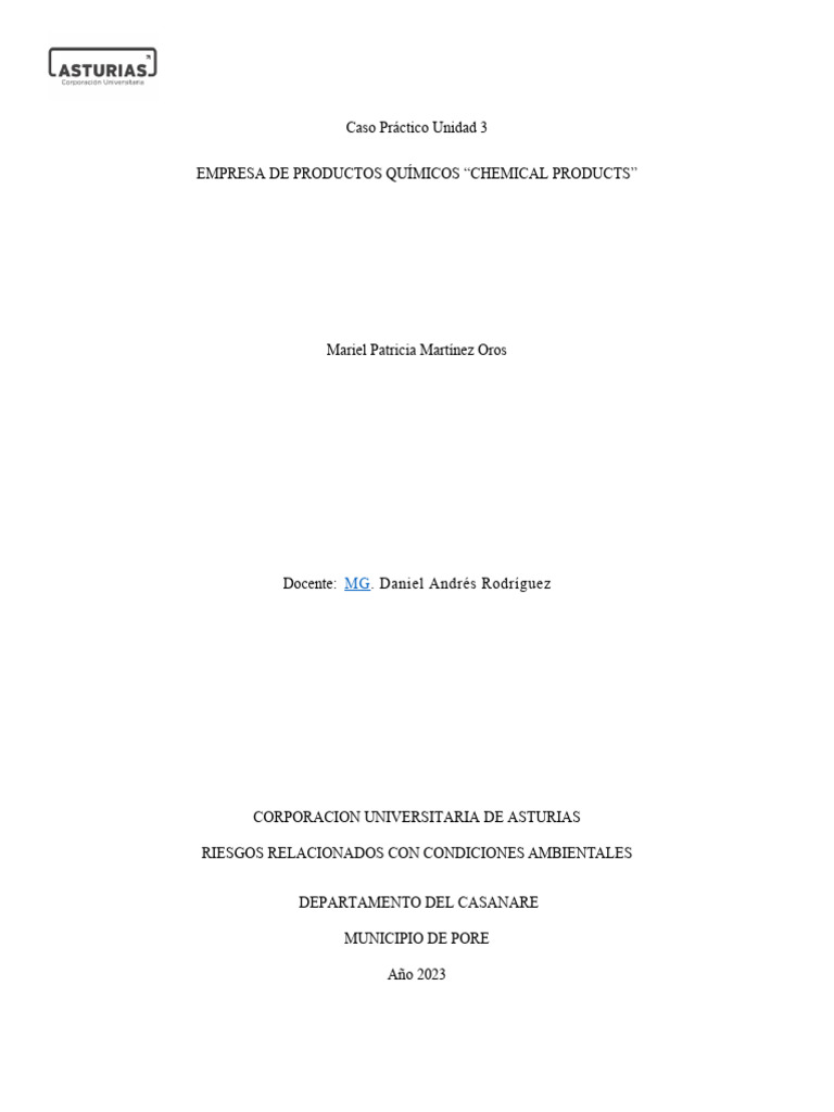 Caso 3 | PDF | Toxicidad | Naturaleza