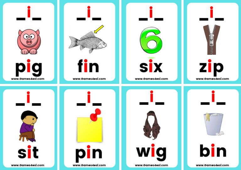 Phonics CVC Words Letter I Small | PDF