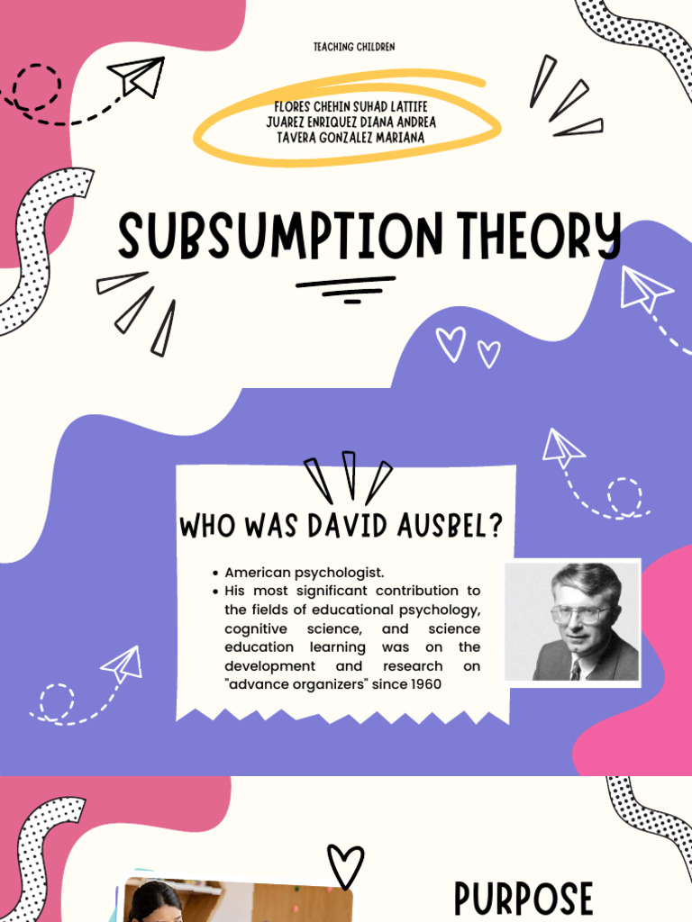 Ausubel's Theory | PDF | Self-Improvement