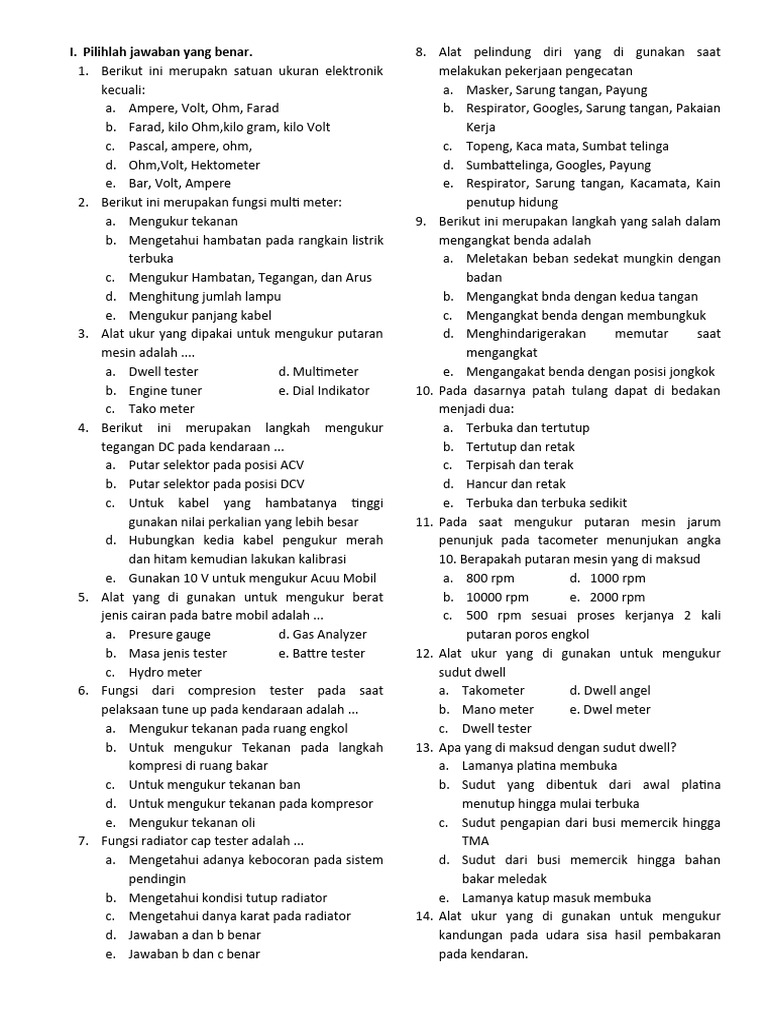 SOAL PDTO Semester Genap 2016-2017 | PDF