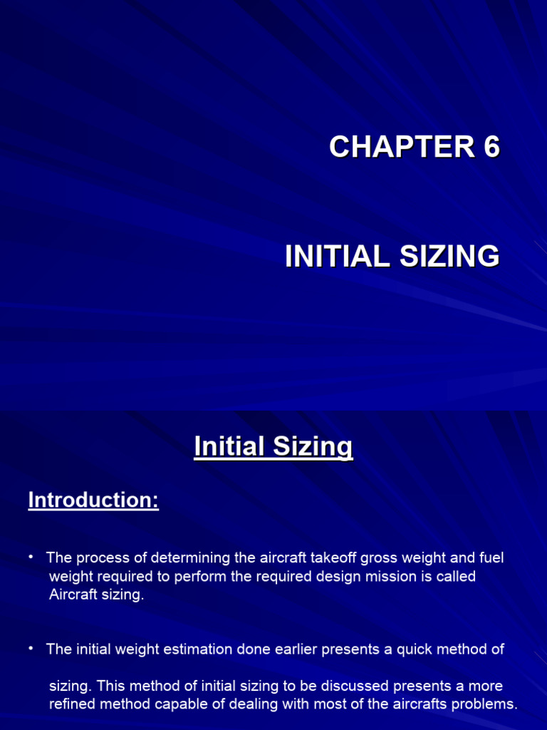 Chapter 6 Detailed Sizing Pdf
