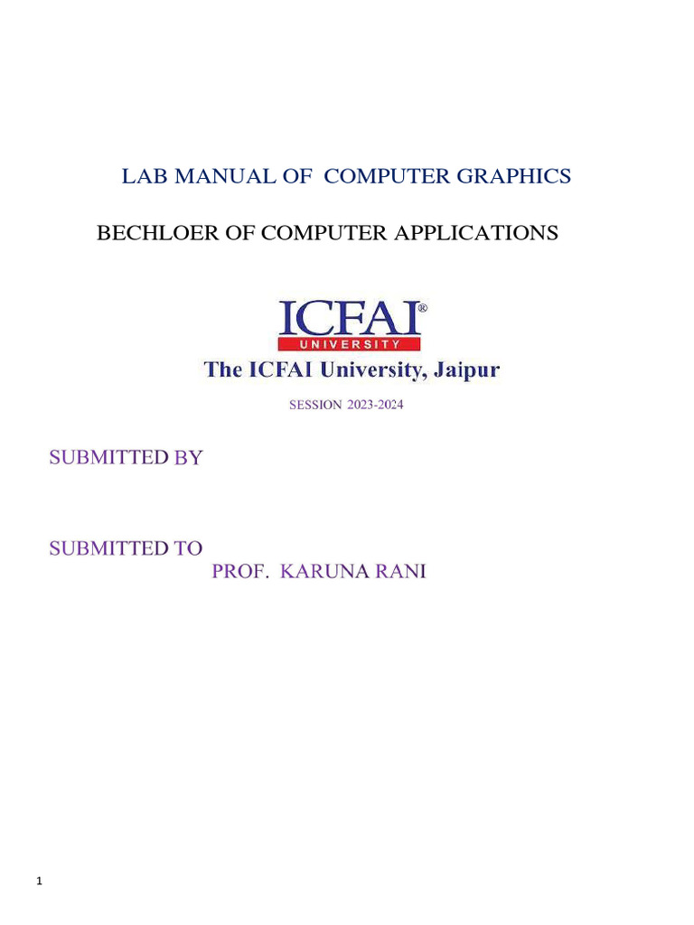 CG Lab Manual | PDF | Cartesian Coordinate System | Geometry CG Lab Manual | PDF | Cartesian Coordinate System | Geometry