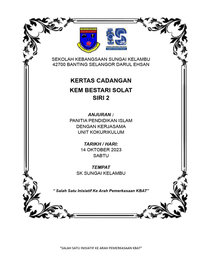 Kertas Kerja Kbs 2 2023 | PDF