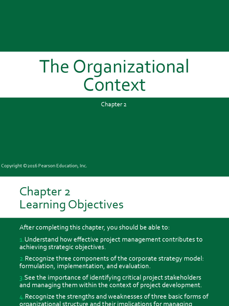 Chapter2_The Organizational Context.ppt | PDF | Strategic Management ...