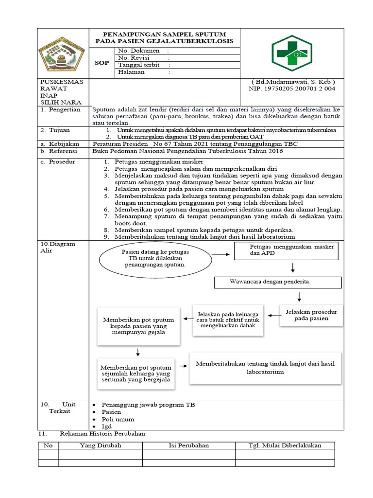 05. SOP PENAMPUNGAN SAMPEL | PDF