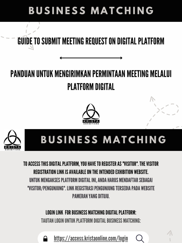 Guide To Submit Meeting Request On Digital Platform | PDF