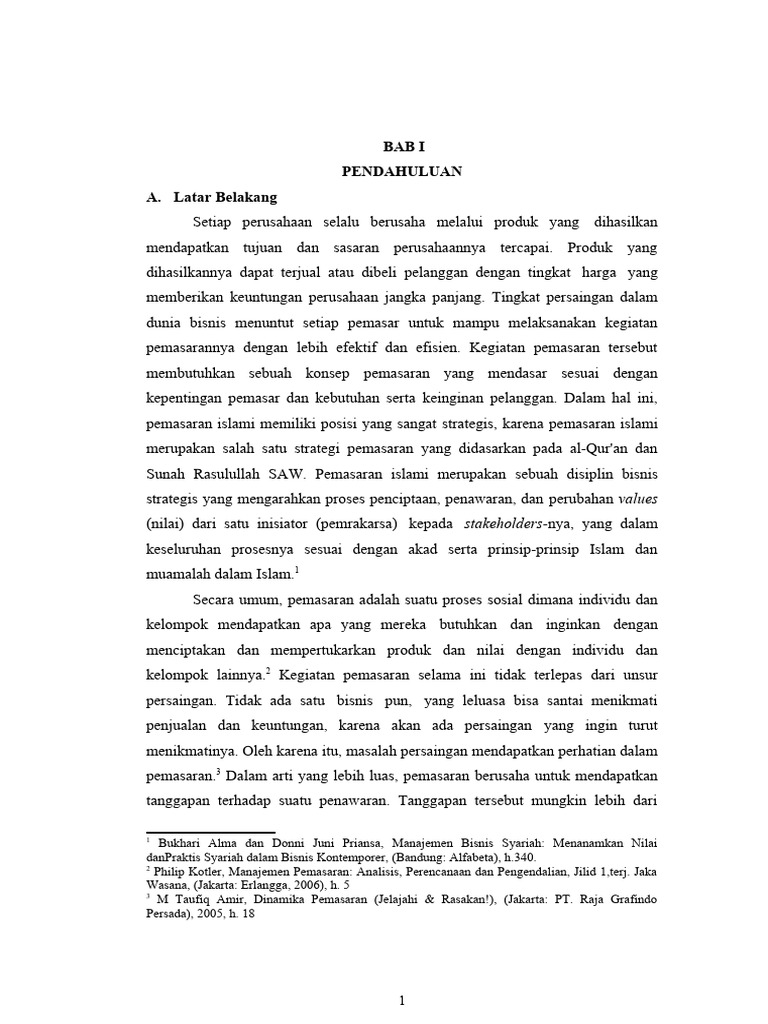 Skripsi Tasya Bab 1-3 | PDF