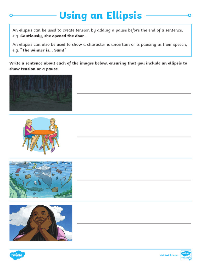 T e 1647874803 Using Ellipsis Activity Sheet Ver 1 | PDF