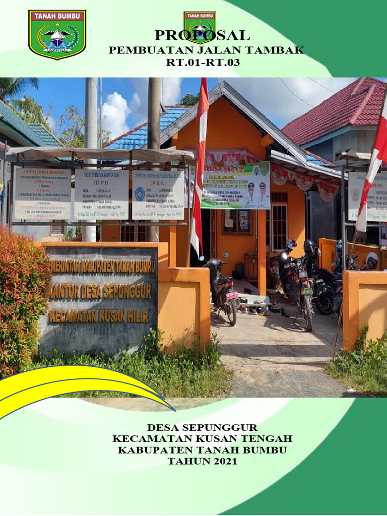 Proposal Pembuatan Jalan RT.01 RT.03 | PDF