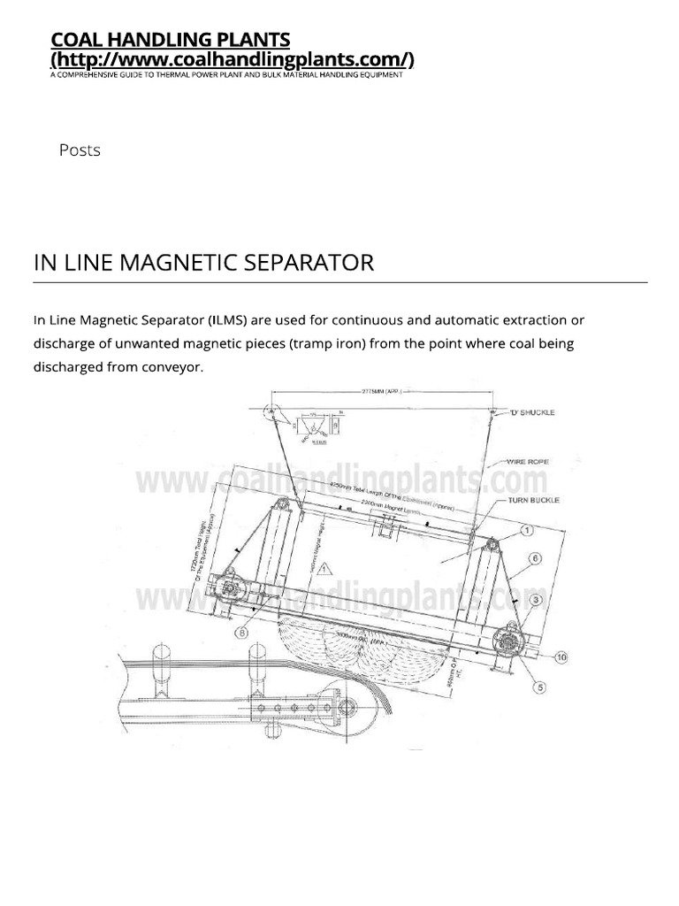 ILMS (In Line Magnetic Separator) | PDF