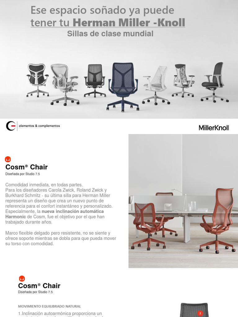 Sillas Herman Miller | PDF