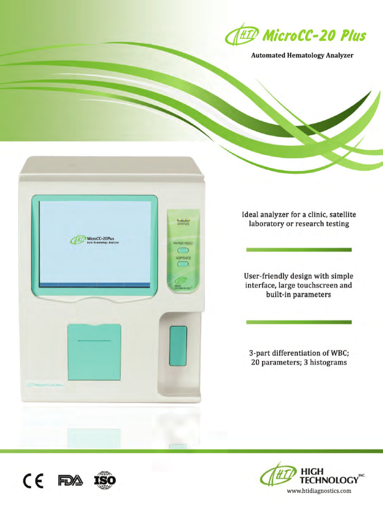 Product Brochure - MicroCC-20 Plus | PDF