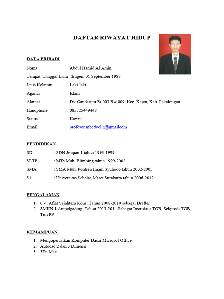 CV Hamid | PDF