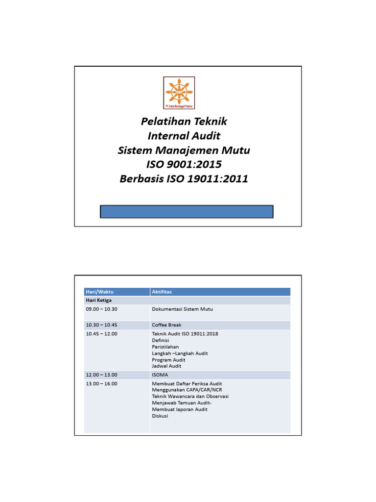 ISO Audit | PDF