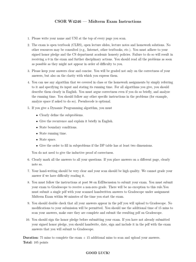 Midterm Fall2021 PDF | PDF