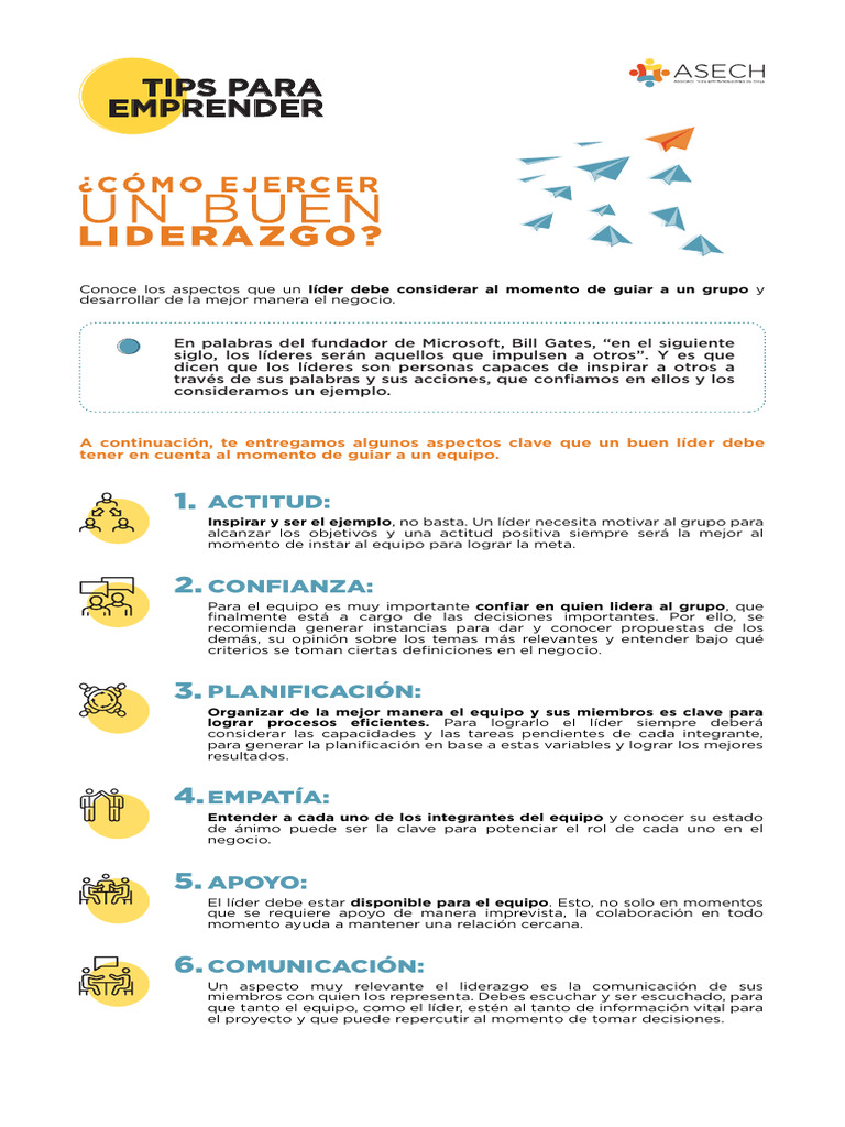 Tips Liderazgo-Infografía | Descargar gratis PDF | Planificación ...