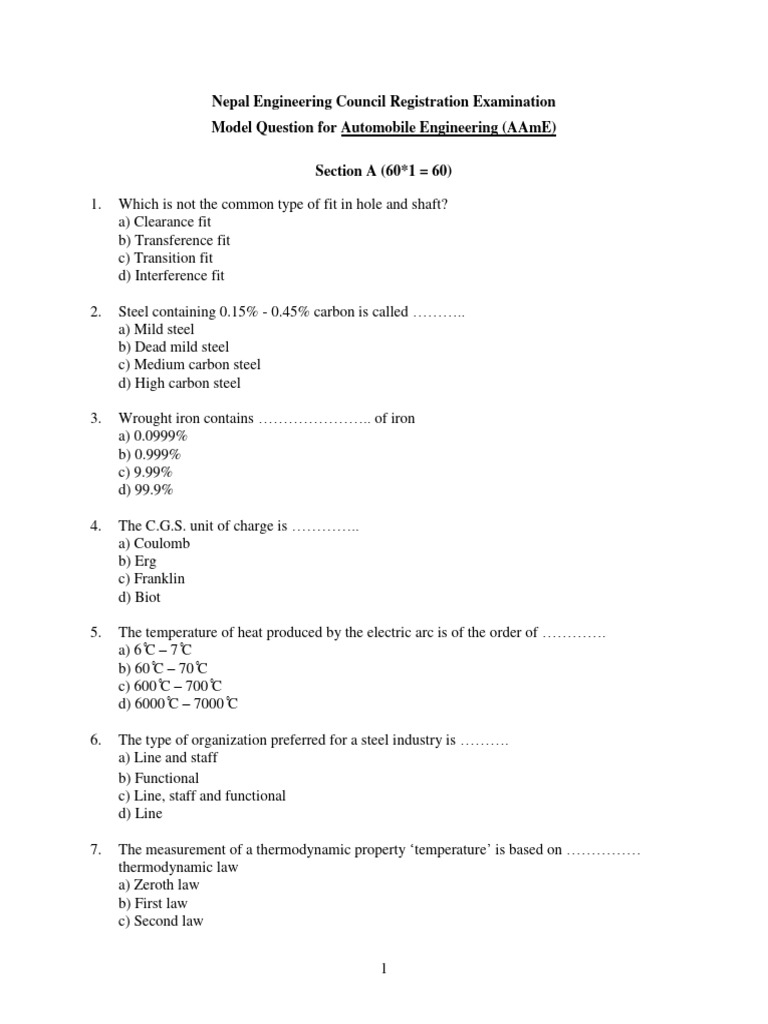 Automobile NEC Model Set | PDF | Internal Combustion Engine | Diesel Engine