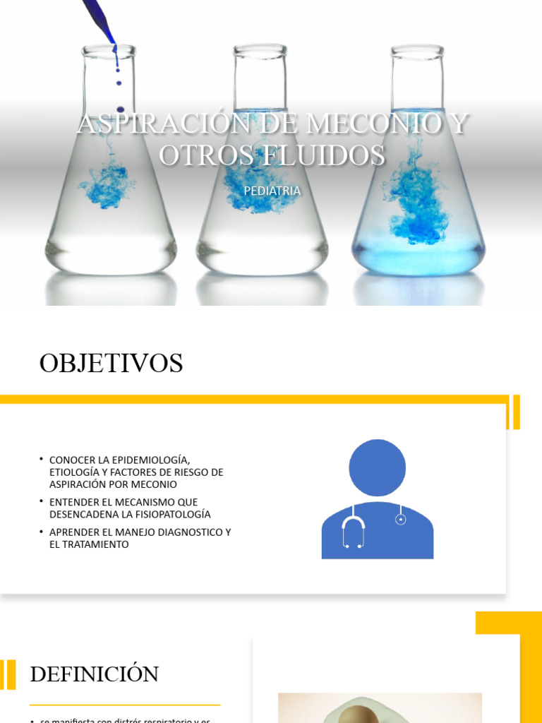 Síndrome de Aspiración de Meconio en Neonatos | PDF | Feto ...