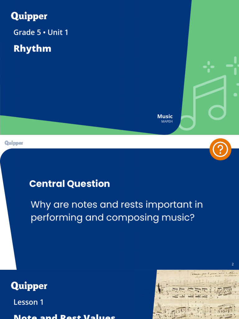 G5-MUSIC-Q1-Note-Rest-Values-Rhytmic-Pattern | PDF