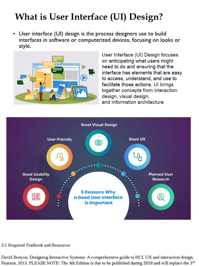 Introduction to UI and HCI Design | PDF | Human–Computer Interaction | User Interface