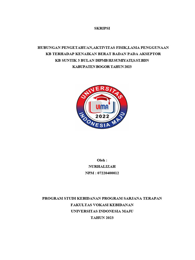 Skripsi Kebidanan Pdf