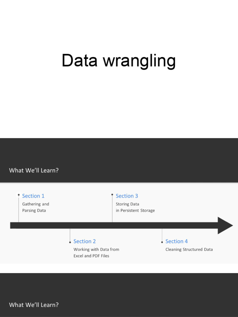 Data Wrangling | PDF